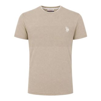 U.S.Polo Association Ivo T-Shirt - - Tops - Herren - Beige - 2XL