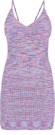 Mymo Kleid Frauen blau mehrfarbig