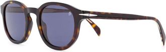 Eyewear by David Beckham Homme, Accessoires, Brun, Taille: 49 MM Lunettes de soleil rondes