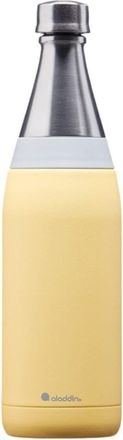 Aladdin Fresco Thermavac Trinkflasche Edelstahl 0.6L Lemon Yellow - Thermosflasche Auslaufsicher - Hält 10+ Stunden Kalt - Wasserflasche BPA-Frei - Thermoskan