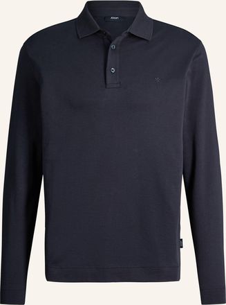 Joop Langarm-Poloshirt Modern Fit blau