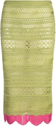 Roberto Cavalli Femme, Jupes, Vert, Taille: 38 FR Gonne