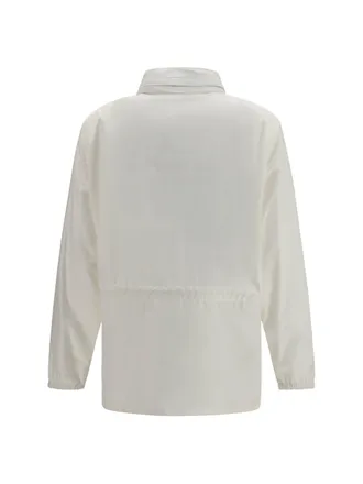 Burberry Womens Jacket Blackpool Nylon Seashell White Polyamide
