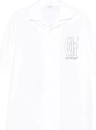 Off-white Homme, Chemises, Blanc, Taille: L Short Sleeve Shirt