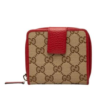 Gucci Portefeuille Vintage Pre-owned (bi-pli) - Femme - Pre-owned - Rouge - Taille: ONE Size