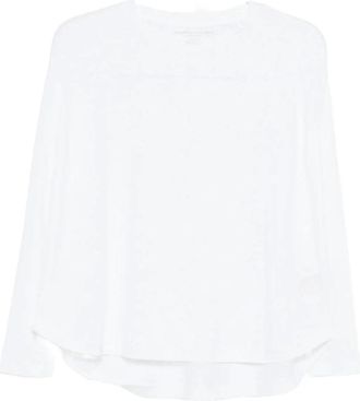 Majestic Filatures Femme, Tops, Blanc, Taille: 36 FR T-shirt