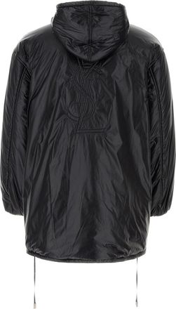 Saint Laurent Noir T Nylon Giubbini Jacket