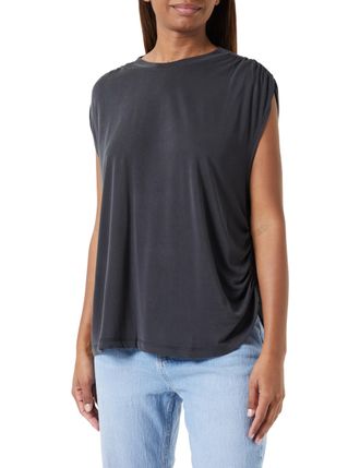 Replay Damen T-Shirt Kurzarm &Auml;rmellos, Blackboard 099 (Schwarz), L