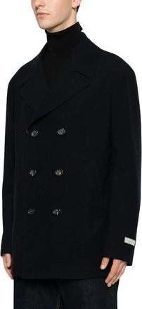Canali Homme, Vestes, Bleu, Taille: L Manteau