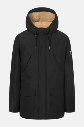Derbe Derbe Festholm Herren Winterjacke Schwarz Caramel