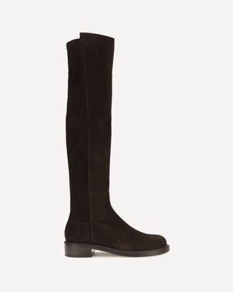 Stuart Weitzman 5050 Gisele suede knee-high Boots Female 38.5