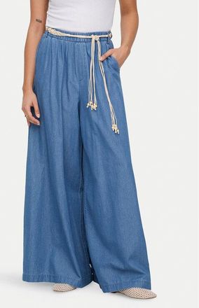 Only Stoffhose Bea Hw 15375507 Blau Wide Leg