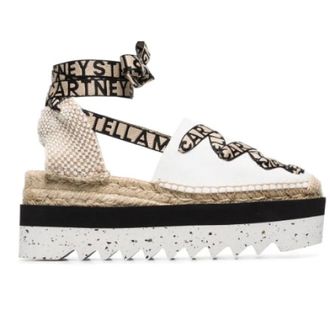 Stella McCartney Femme, Chaussures, Multicolore, Taille: 35 EU Camelia Wedge Sandal