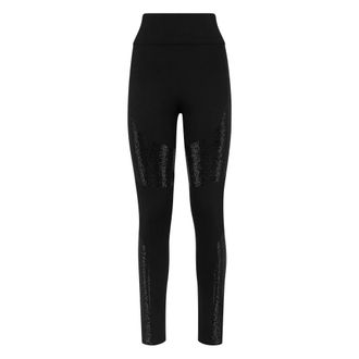 Philipp Plein Leggings - - Trousers - Damen - Schwarzk - S