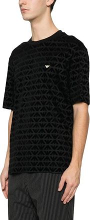 Emporio Armani Homme, Tops, Noir, Taille: 2XL T-Shirt Coupe Standard