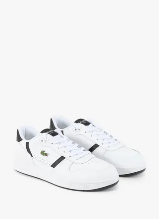 Lacoste Baskets T-Clip Set en cuir m&eacute;lang&eacute;