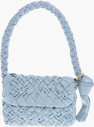 Bottega Veneta Braided Leather Shoulder Bag with bow Gr&ouml;&szlig;e Unica