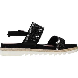 Stonefly Stilvolle flache Sandalen f&uuml;r Frauen - - Shoes - Damen - Schwarzk - 39 EU
