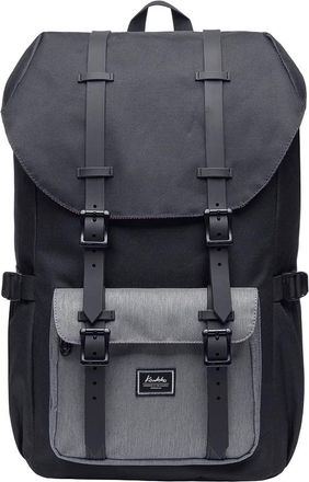 KAUKKO Ep5 Rucksack für Herren, Schwarz und Grau-5, one size, Tagesrucksa