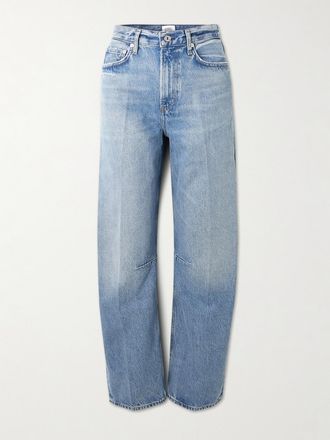 Citizens Of Humanity Miro Long Halbhohe Barrel-jeans - Blau