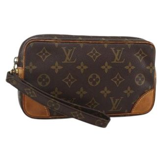 Louis Vuitton Sac Pochette Monogram dOccasion - Femme - Pre-owned - Brun - Taille: ONE Size
