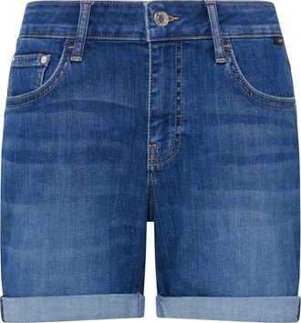 Mavi Damen Pixie Jeans-Shorts, Dark Brushed STR, 28