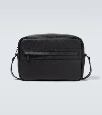 Saint Laurent Messenger Bag Camp aus Leder