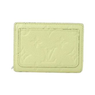 Louis Vuitton Portefeuille en cuir Monogram Empreinte Pre-owned - Homme - Pre-owned - Vert - Taille: ONE Size
