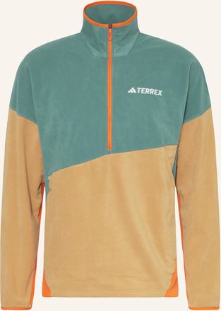ADIDAS TERREX Adidas Terrex Fleece-Troyer Terrex Multi Climawarm Fleece gruen