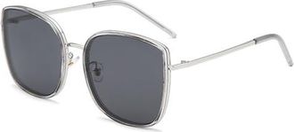 Generic Lunettes De Soleil D&eacute;coratives En M&eacute;tal For Hommes Et Femmes, Id&eacute;ales For Les F&ecirc;tes, Les Vacances Et Le Sport.(Silver)