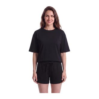HUGO BOSS Mesh Logo Short-Set - - Nightwear & Lounge - Damen - Schwarzk - L