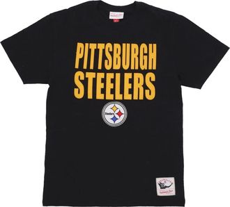 Mitchell & Ness Pittsburgh Steelers NFL Tee Shirt - - Tops - Herren - Schwarzk - L