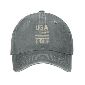 Generic USA Golf Unisexe Snapback Cap Classic Chapeau De Cowboy Confortable Trucker Caps pour Toutes Les Saisons Voyage Randonn&eacute;e