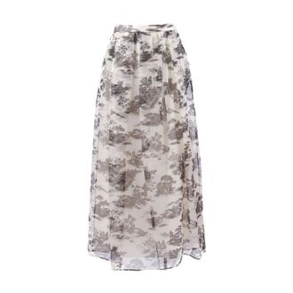 Max Mara Femme, Jupes, Multicolore, Taille: 38 FR Maxi Skirt