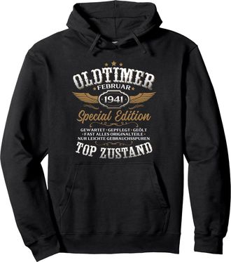 Generic 85. Geburtstag Oldtimer Februar Baujahr 1941 Pullover Hoodie
