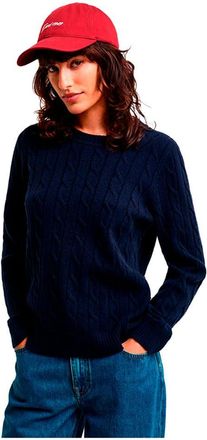 GANT Lambswool Cable C-Neck