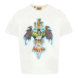 Gallery Dept. Homme, Tops, Blanc, Taille: L Live For Metal Tee
