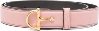 Gucci G&uuml;rtel mit Horsebit-Schnalle - Rosa