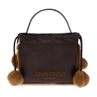 Jimmy Choo London Drawstring Pouch Henkeltasche - - Bags - Damen - Braun - ONE SIZE
