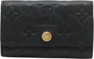 Louis Vuitton Porte-cl&eacute;s Monogram Empreinte Pre-owned - Femme - Pre-owned - Noir - Taille: ONE Size