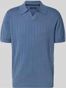 Christian Berg Regular Fit Poloshirt mit Strukturmuster