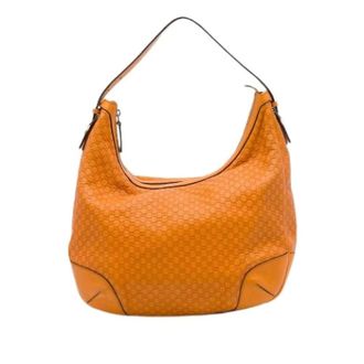 Gucci Sac bandouli&egrave;re en cuir gaufr&eacute; pr&eacute;-aim&eacute; - Femme - Pre-owned - Orange - Taille: ONE Size