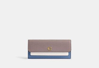 Coach Mila L&auml;ngliches Portemonnaie Mit Umschlag In Blockfarben
