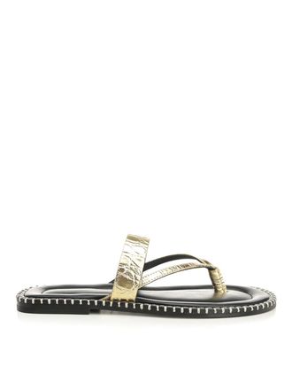 Dries Van Noten Sandales - Or
