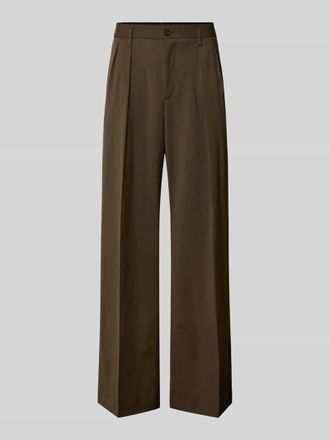 Filippa K High Waist Bundfaltenhose aus Wolle mit B&uuml;gelfalten