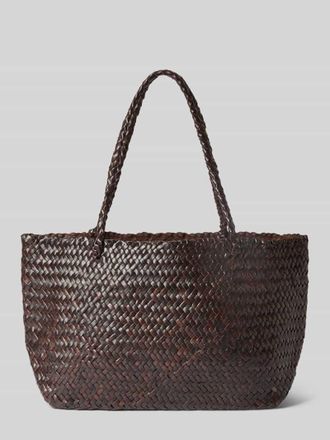 Mango Shopper aus Ziegenleder in Flecht-Optik Modell Bamba