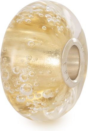 Trollbeads Winter Kollektion Sterne und Wünsche 2024 Glasbeads Handgefertigt (TGLBE-20441 Champagner)