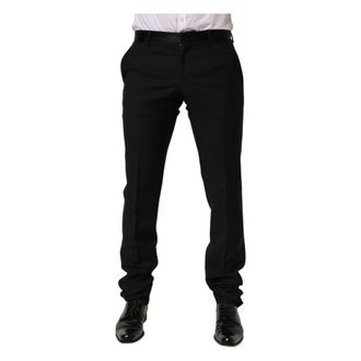 Dolce & Gabbana Homme, Pantalons, Noir, Taille: M Pantalon de costume