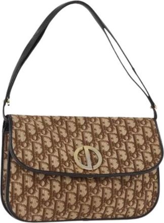 Dior Pre-owned Vintage Trotter Shoulder Bag - Femme - Pre-owned - Beige - Taille: ONE Size