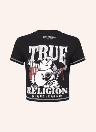 True Religion T-Shirt Buddha schwarz